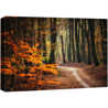 IDEA4WALL Autumn Fall Forest Tree Nature Landscape Pictures Large Framed Canvas Print Wall Art ...